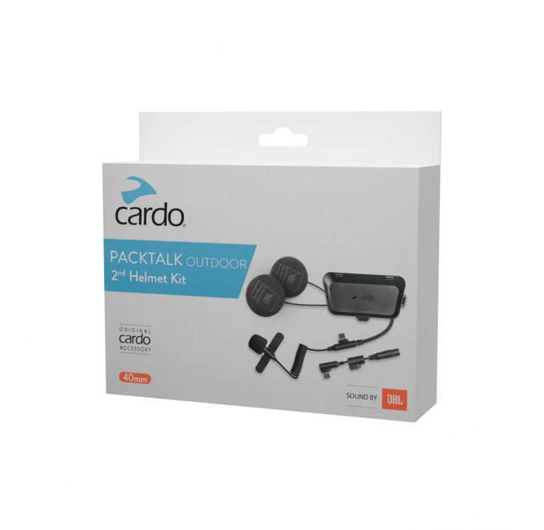 CARDO Packtalk Outdoor 2nd Helmet Kit - CLS Garage 香港及澳門代理商